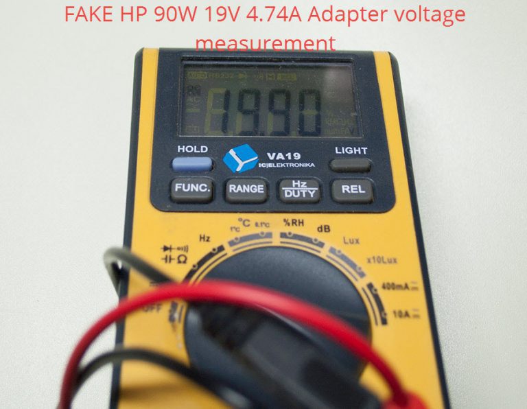 How to distinguish fake / cloned HP laptop AC charging power adapter ...